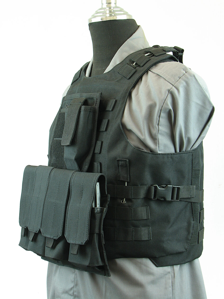Black Tactical Vest VST10 | Comrades