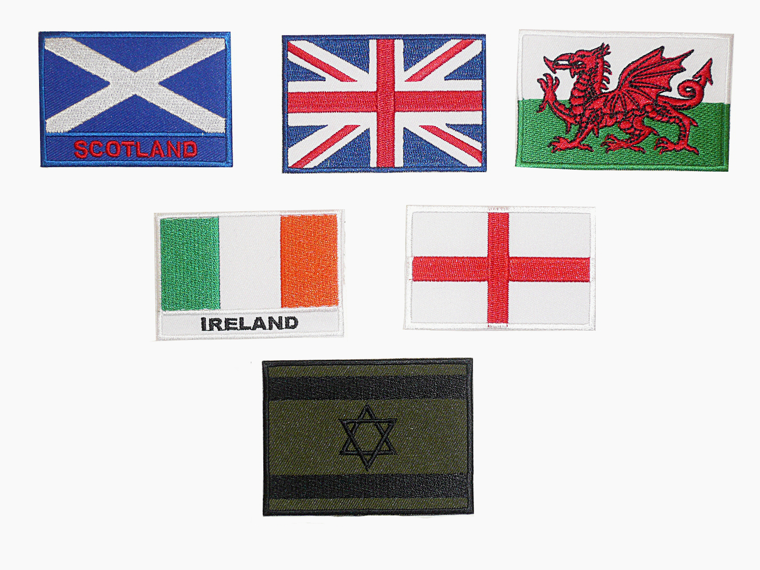 Iron-on Country Flag Patches | Comrades
