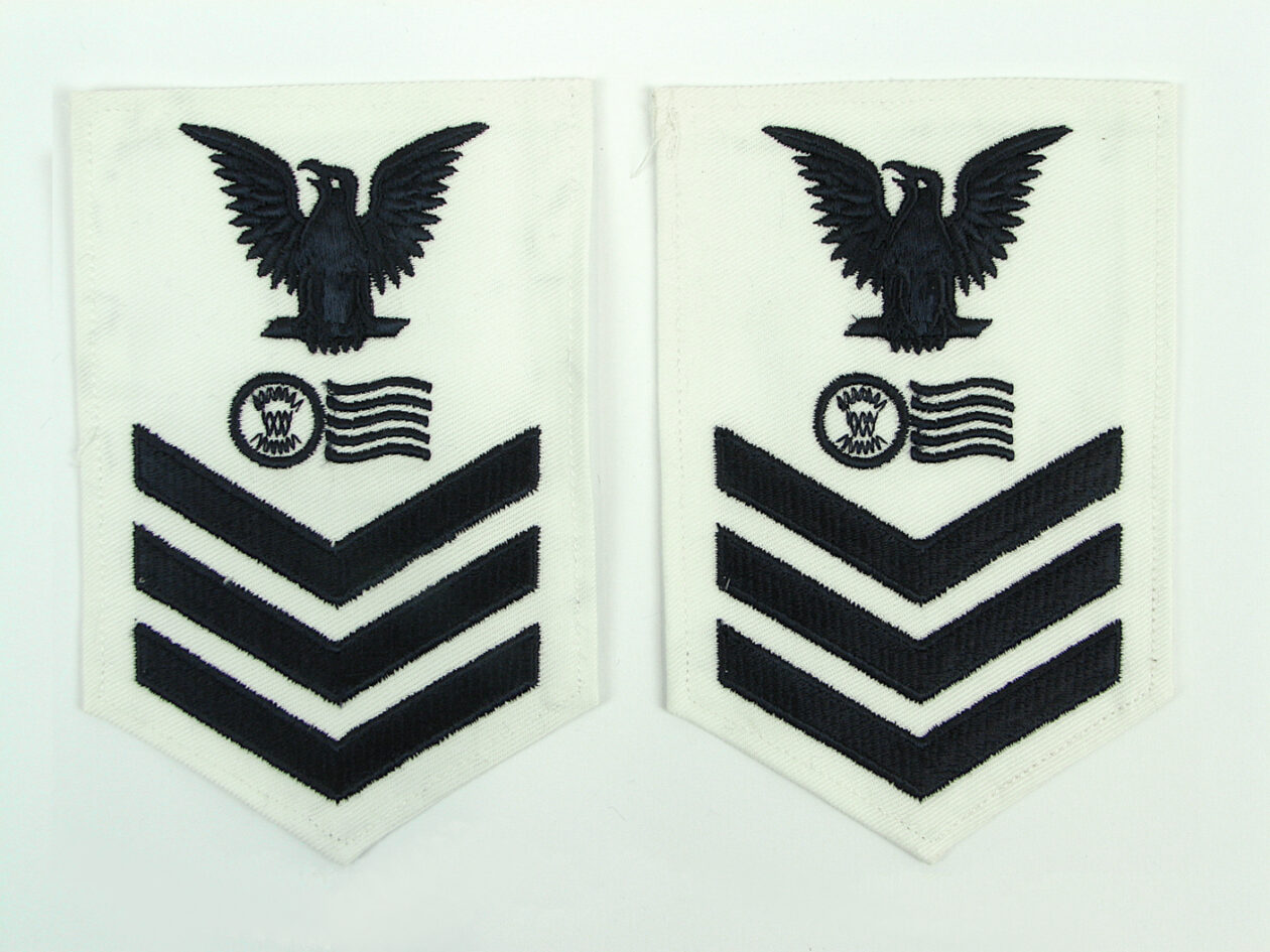 U.S.Navy Petty Officer 1st Class (Mailman) Rank Stripes | Comrades